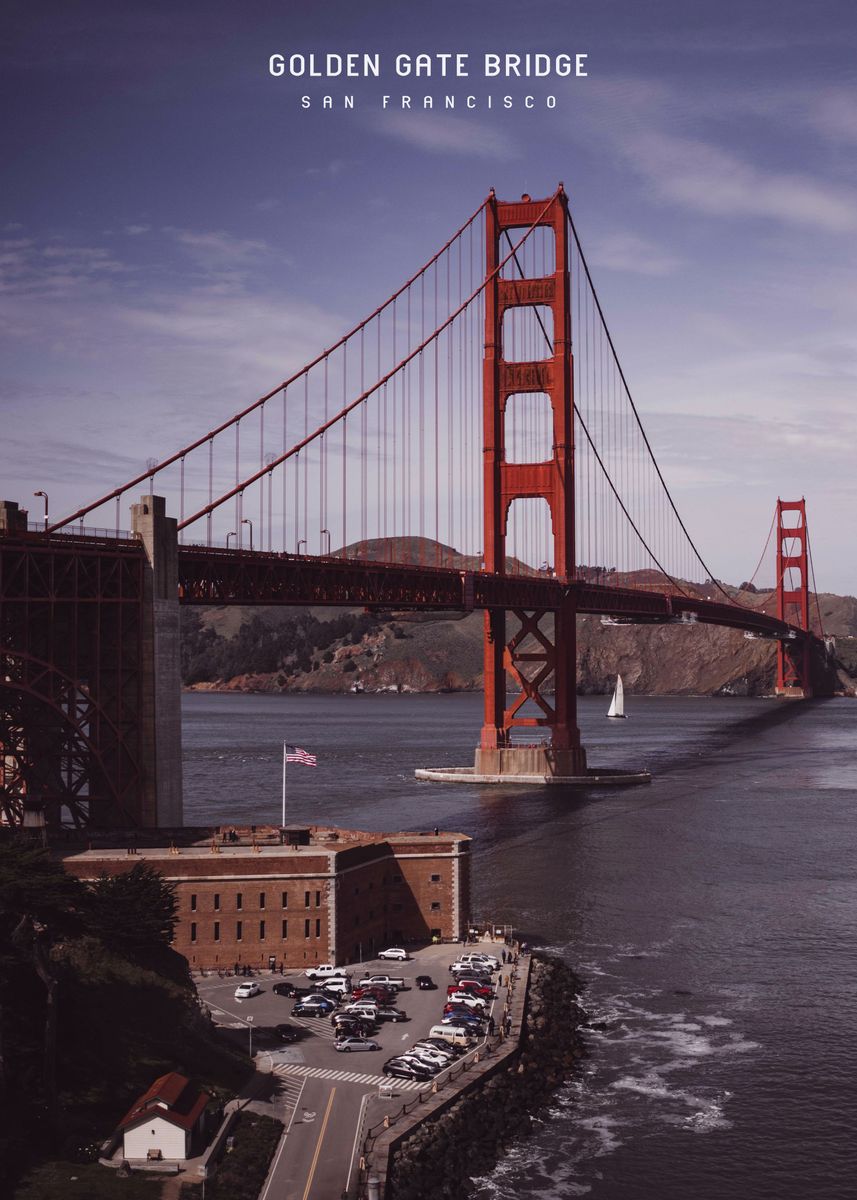 'Golden Gate Bridge ' Poster, picture, metal print, paint by Explore ...