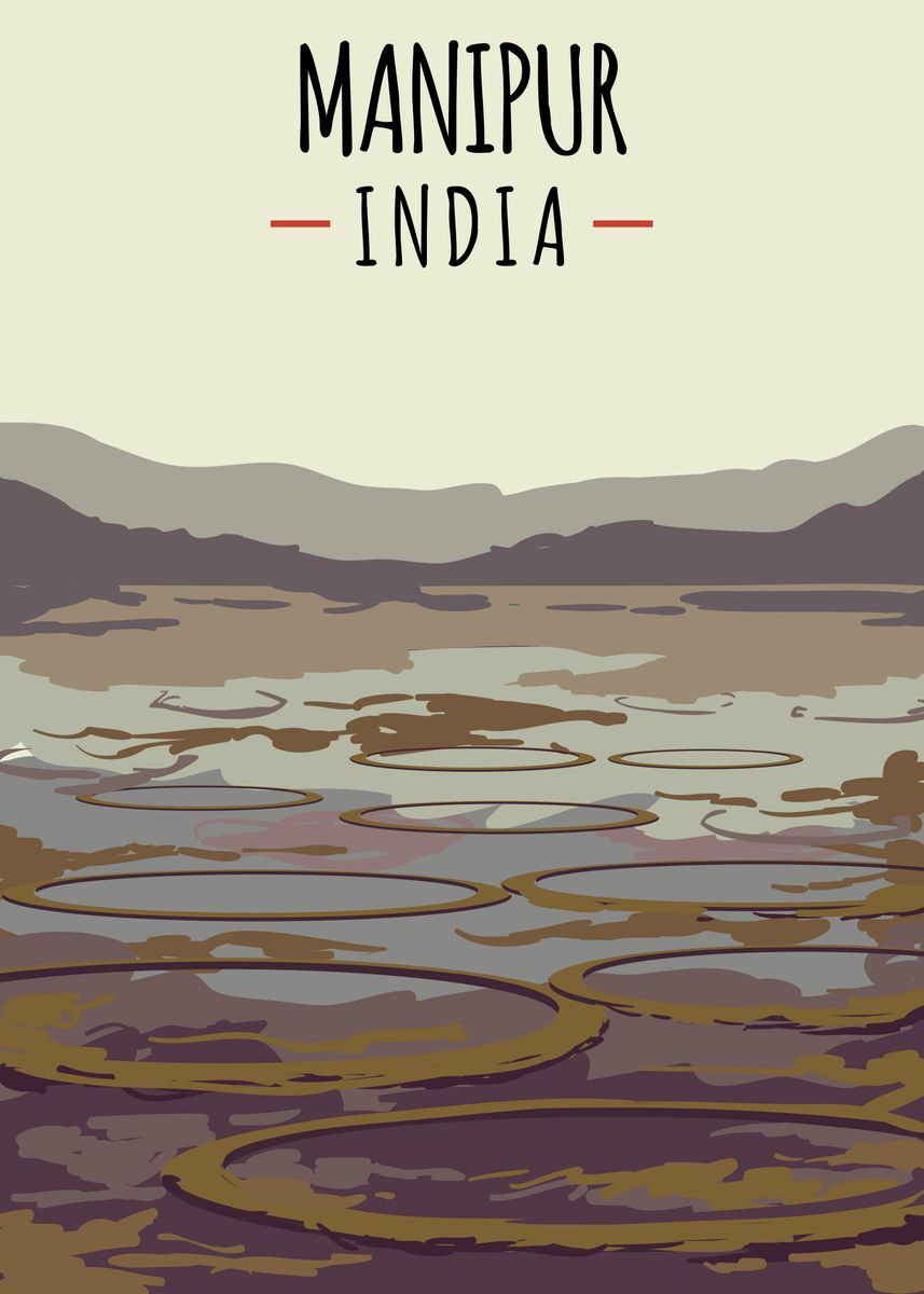 'Manipur' Poster by Le Thi Thu Hien | Displate