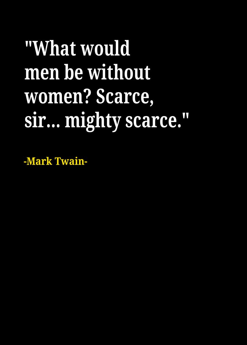 'Quotes Mark Twain' Poster by P U F F Y | Displate