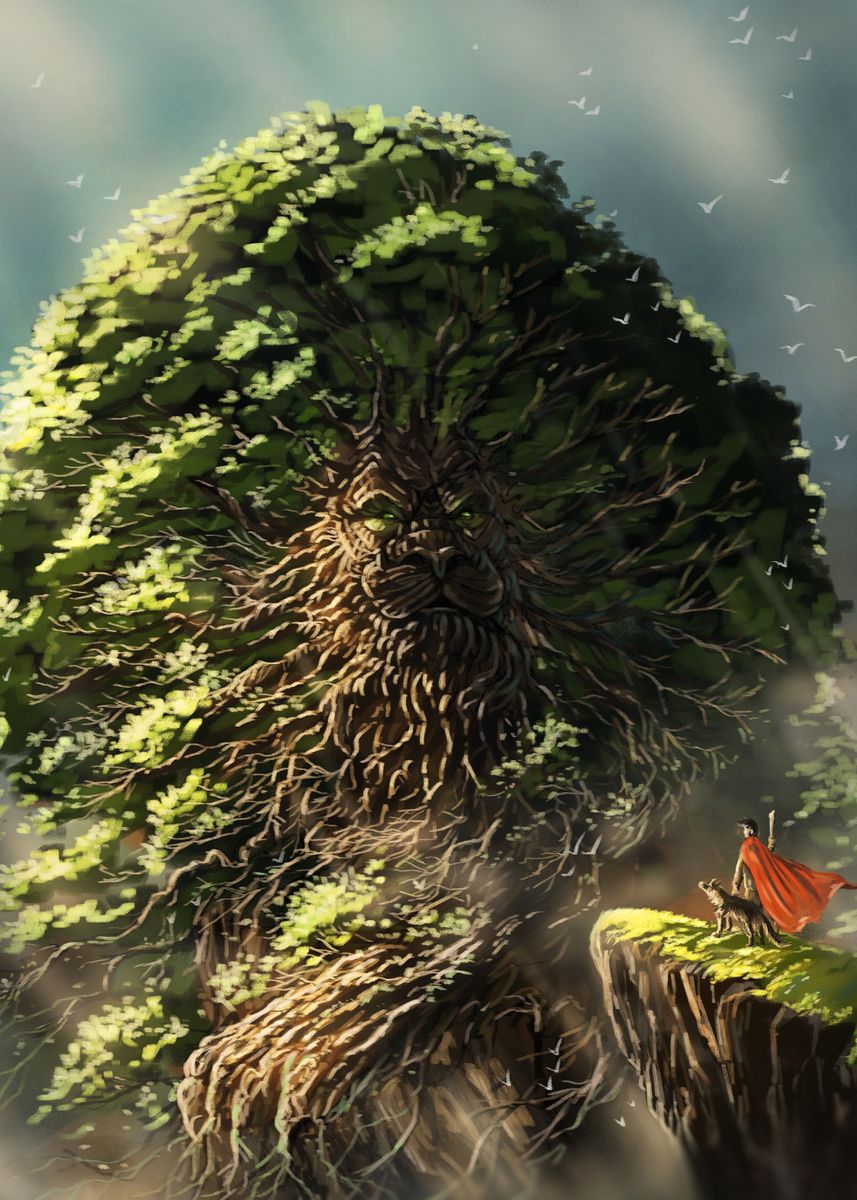 'The Forest Protector' Poster, picture, metal print, paint by ...