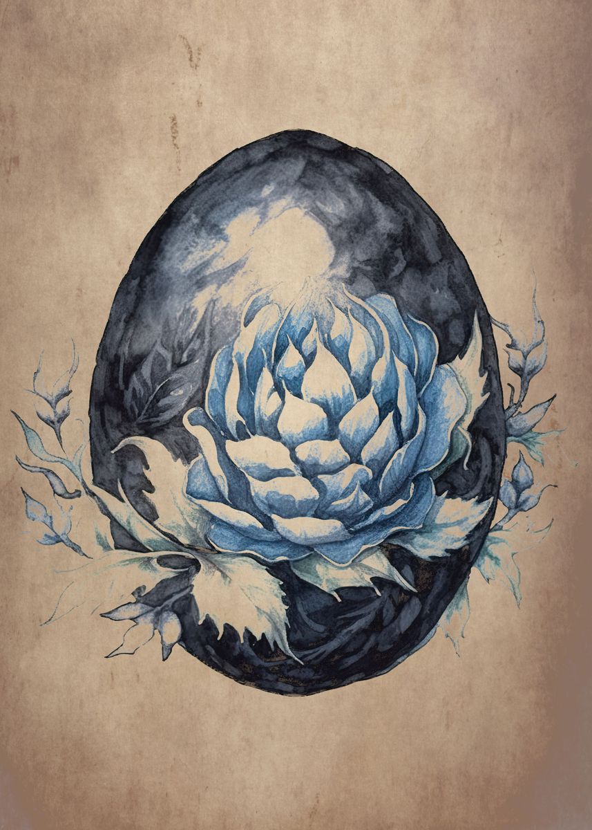 'Dark Fairy tale flower' Poster by richjohns | Displate