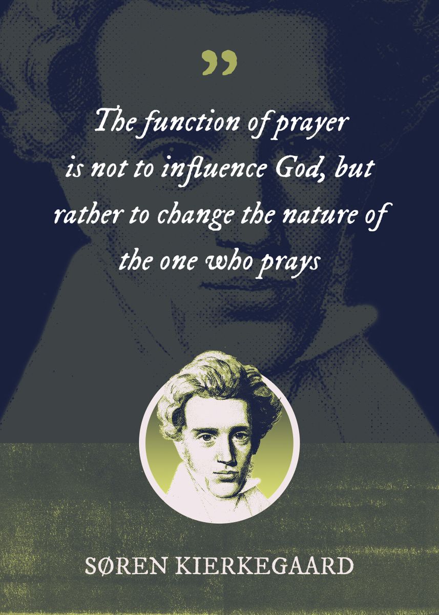 'The function of prayer is ' Poster, picture, metal print, paint by ...