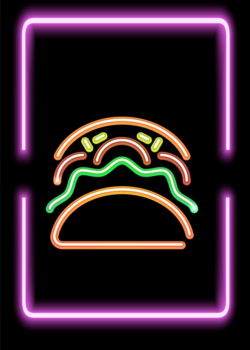 'Food Sign' Poster by Namikaze Posters | Displate