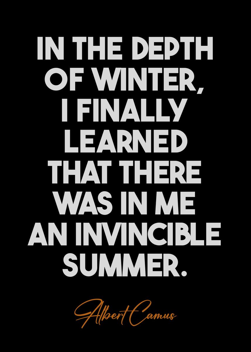 'Albert Camus ' Poster, picture, metal print, paint by El Faqih | Displate