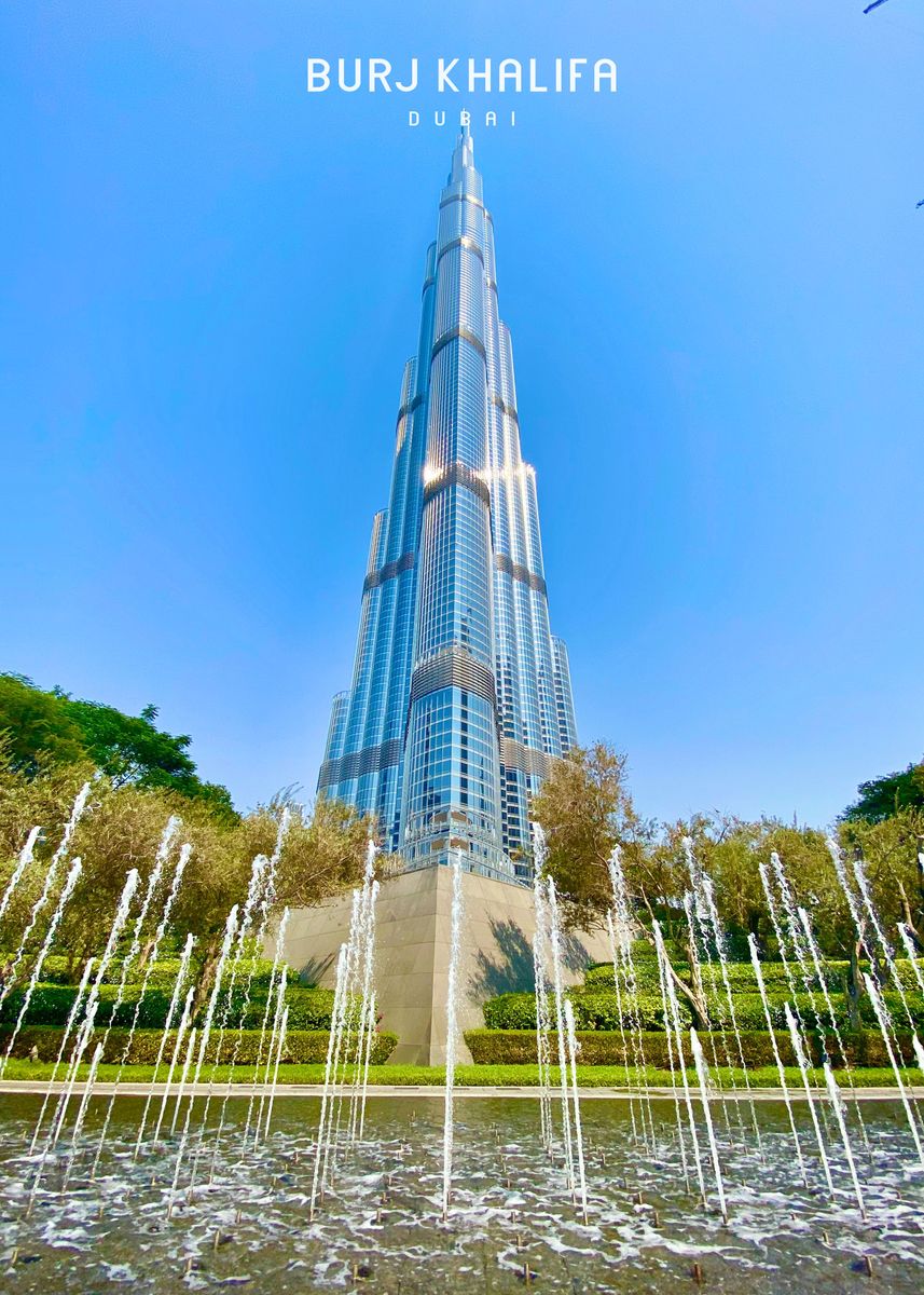 'Burj Khalifa ' Poster, picture, metal print, paint by Travel Addict ...