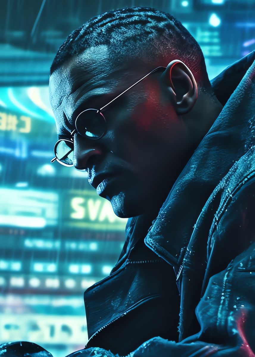 'Cybernetic Icon' Poster, picture, metal print, paint by Oizy ...