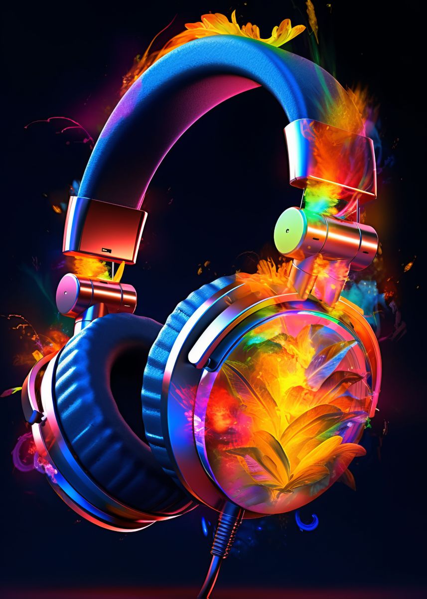 'Vibrant Vibes' Poster, picture, metal print, paint by Scott Prokop ...
