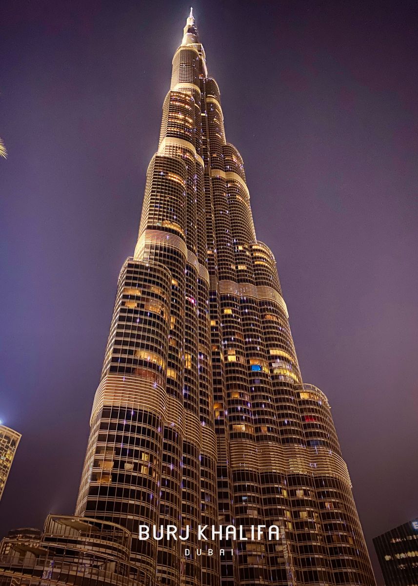 'Burj Khalifa ' Poster, picture, metal print, paint by Travel Addict ...