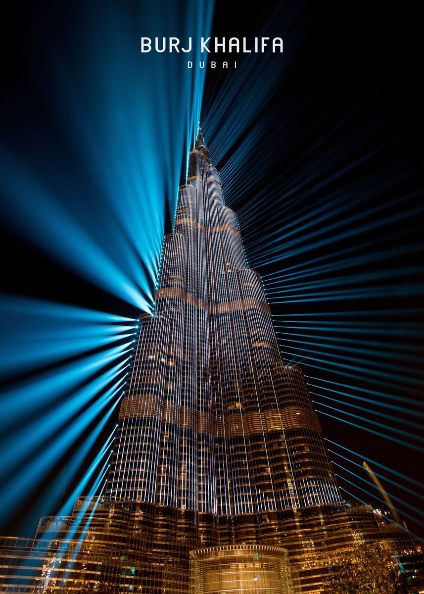 'Burj Khalifa ' Poster, picture, metal print, paint by Travel Addict ...