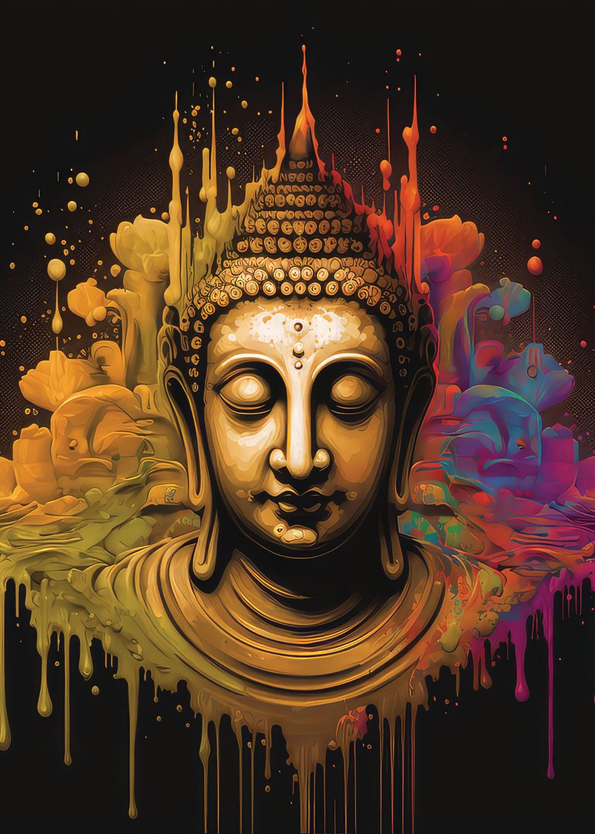 'Path of Compassion' Poster, picture, metal print, paint by PRANIT ...