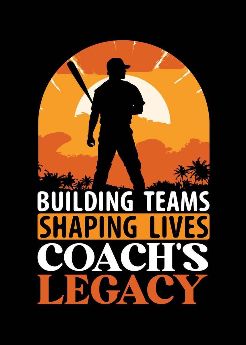 'Baseball Coach' Poster, picture, metal print, paint by NAO | Displate