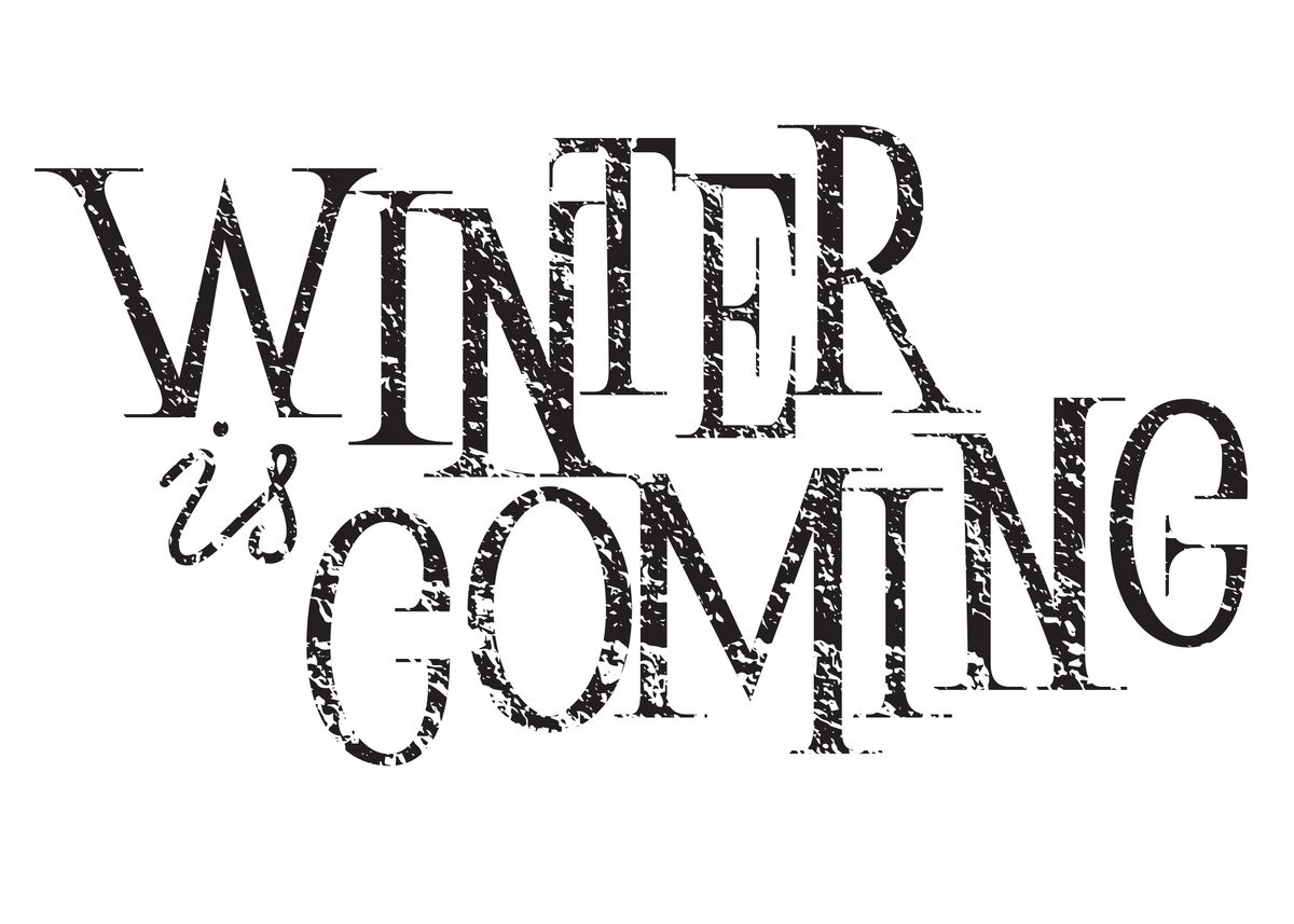 'Winter is coming' Poster by Maryna Mykhalska | Displate