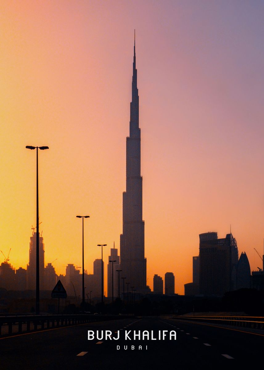 'Burj Khalifa ' Poster, picture, metal print, paint by Travel Addict ...
