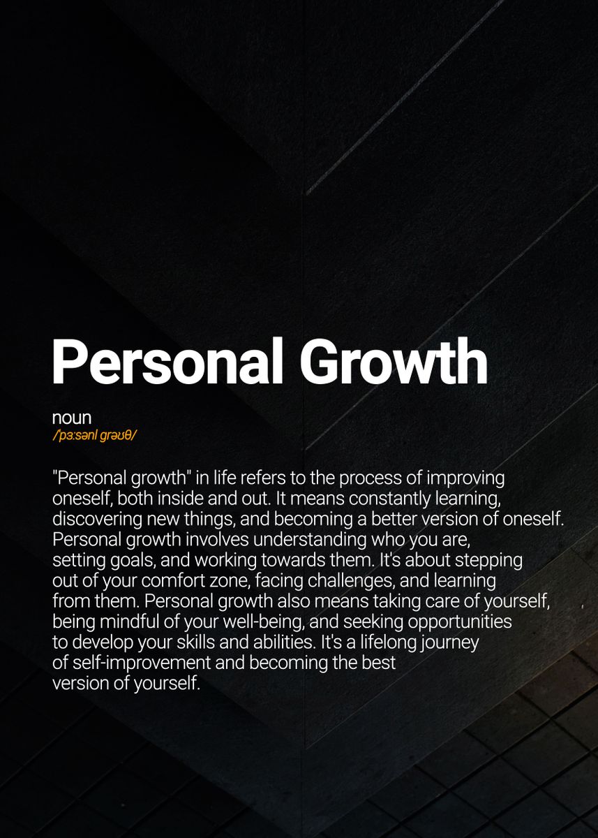 'Personal Growth' Poster, picture, metal print, paint by Mr Penguin ...
