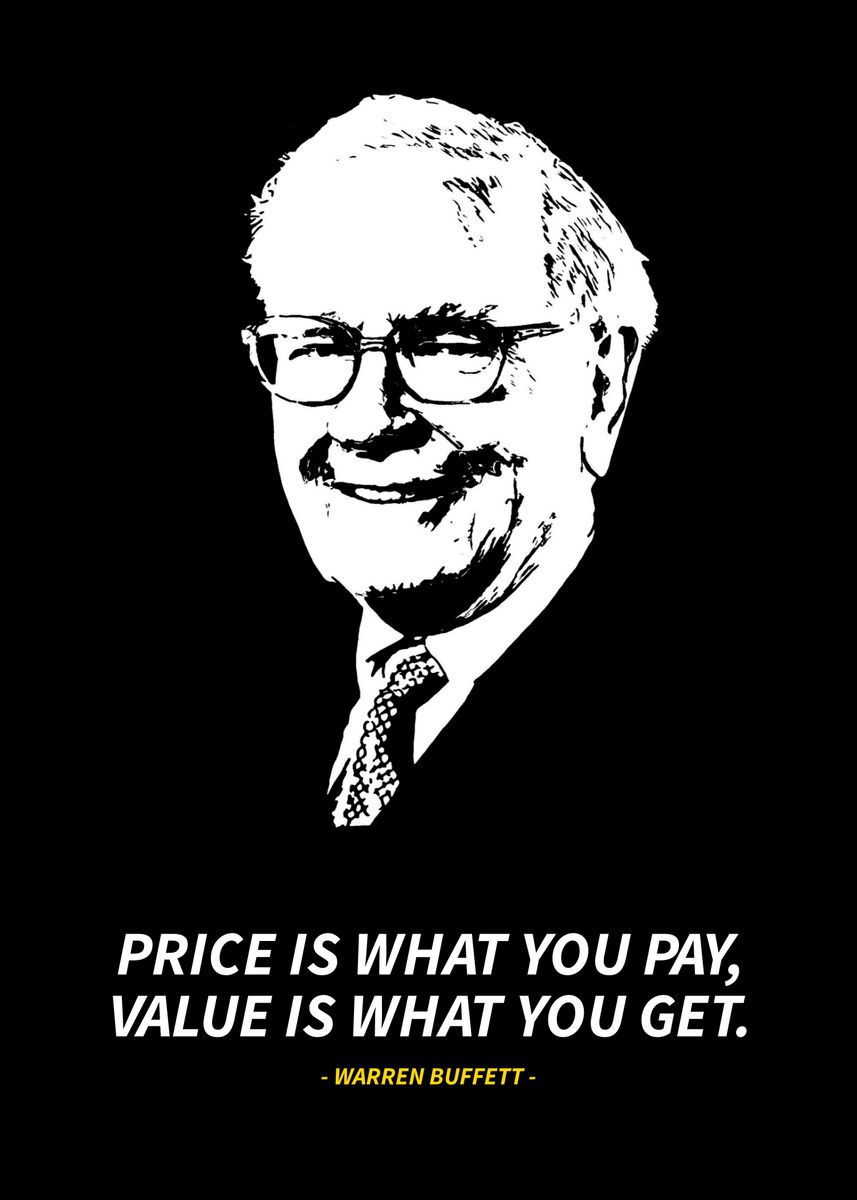 'Warren Buffett quotes ' Poster by iwak ayam | Displate
