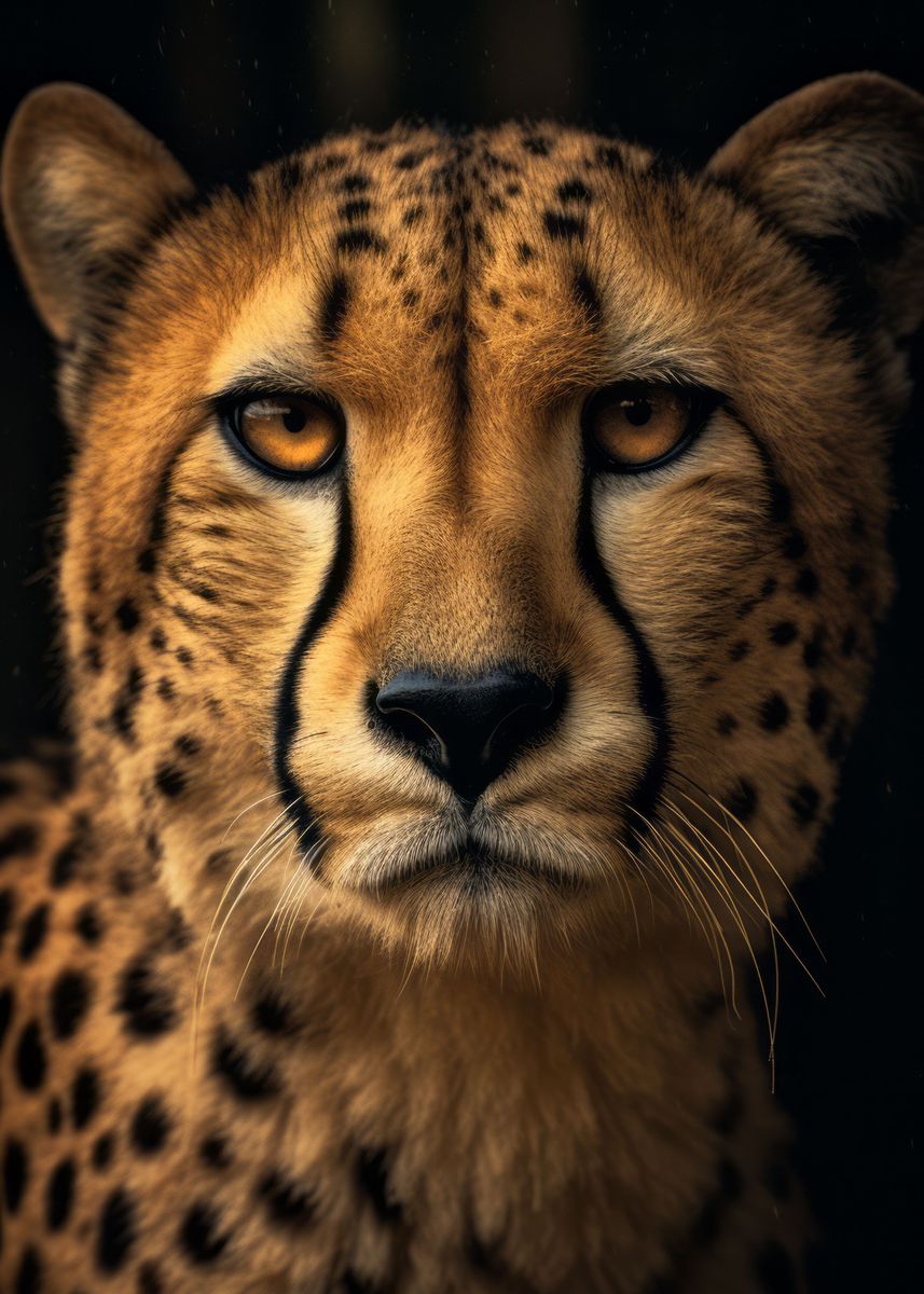 'Cheetah Wildlife Photo' Poster by Five Senses Art | Displate