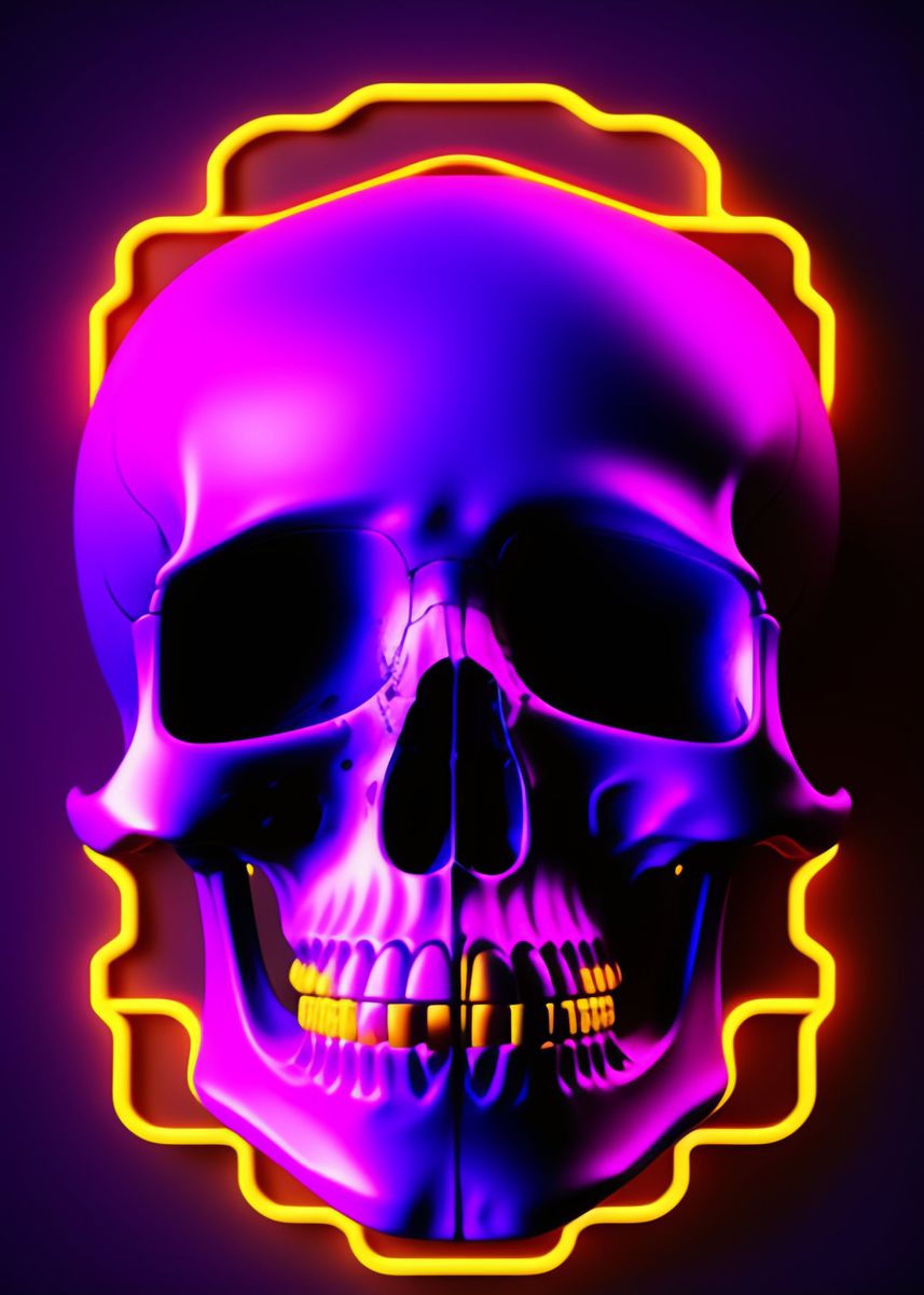 'the head' Poster, picture, metal print, paint by PLUOCK KOK | Displate