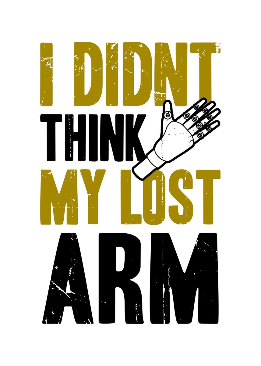 'Arm Amputee' Poster, picture, metal print, paint by Sebastian Wünsche ...