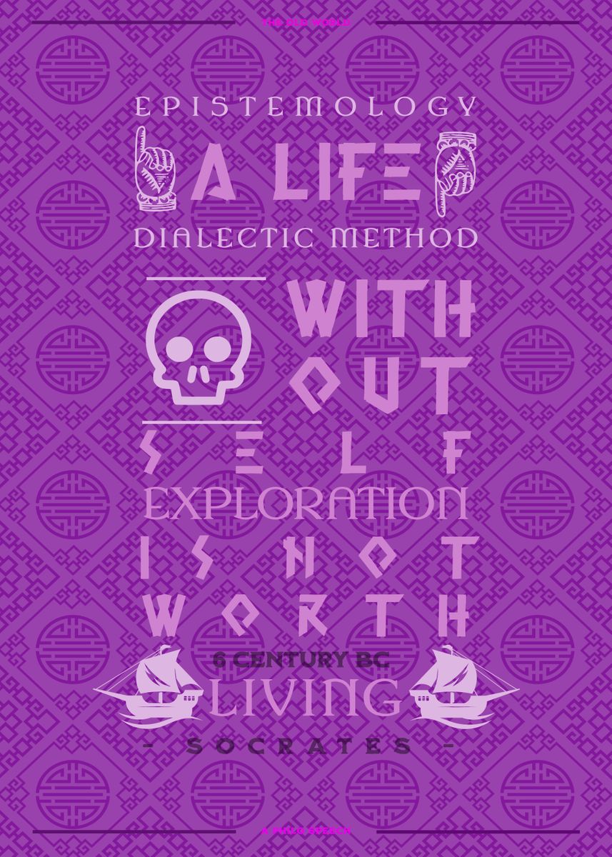 'Dialectic Philosophy Quote' Poster, picture, metal print, paint by ...