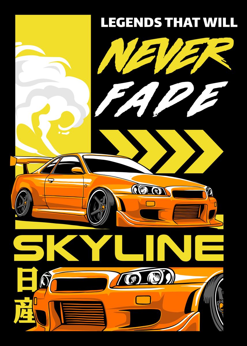 'Never Fade' Poster, picture, metal print, paint by Iqbal harris | Displate