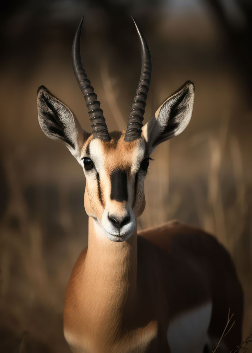 'Graceful gazelle' Poster, picture, metal print, paint by Zooscape ...