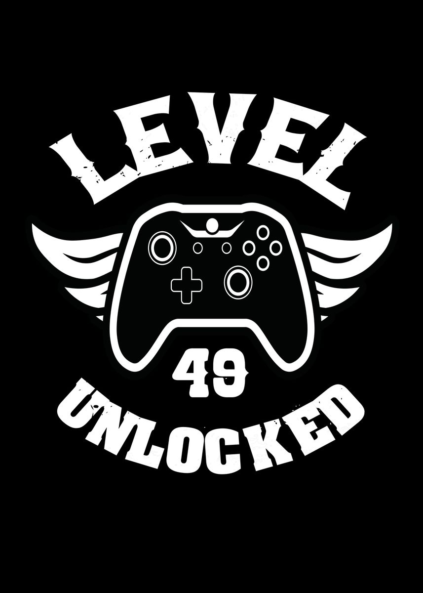 'Level 30 Unlocked 30th' Poster, picture, metal print, paint by ZS C O ...