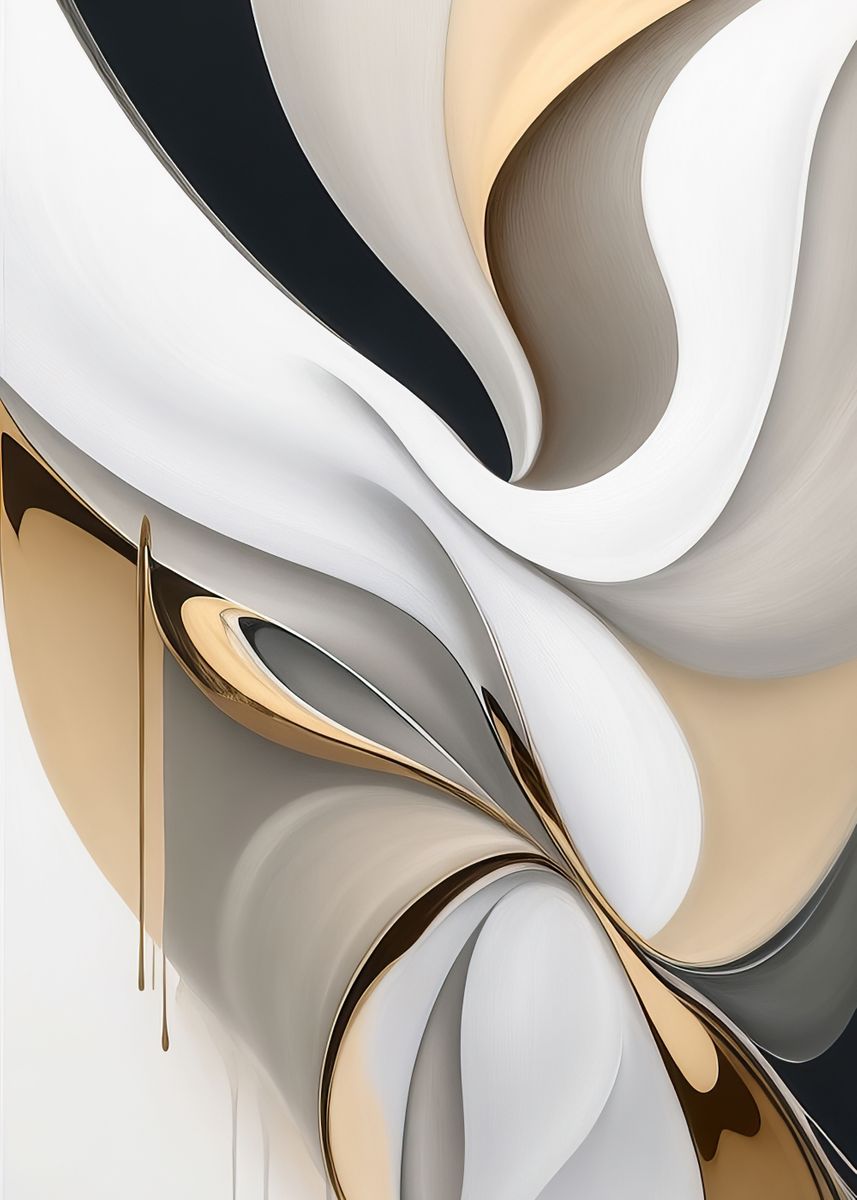 'Abstract Design' Poster, picture, metal print, paint by Anamitra ...