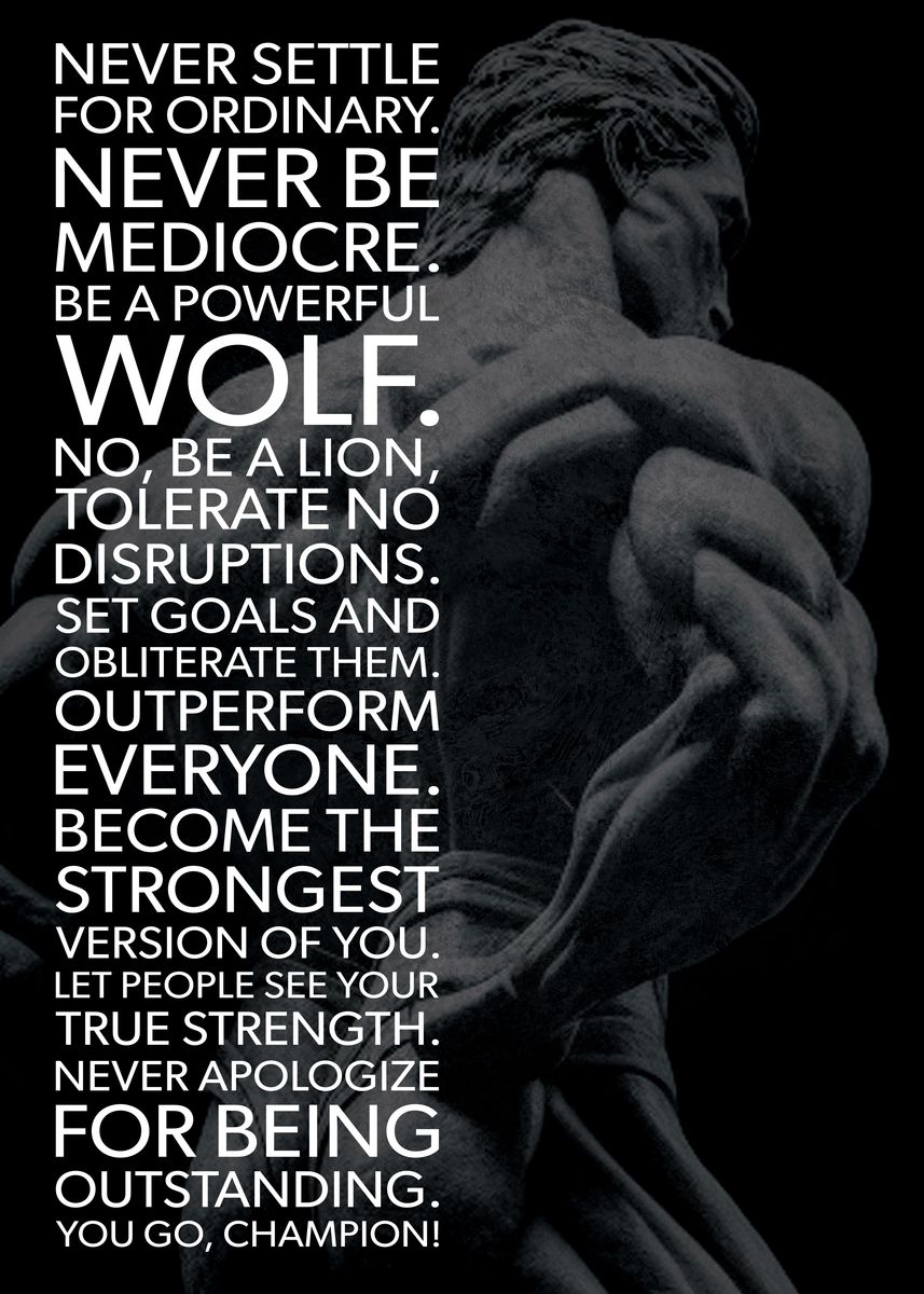 'Never Be Ordinary' Poster by CHAN | Displate