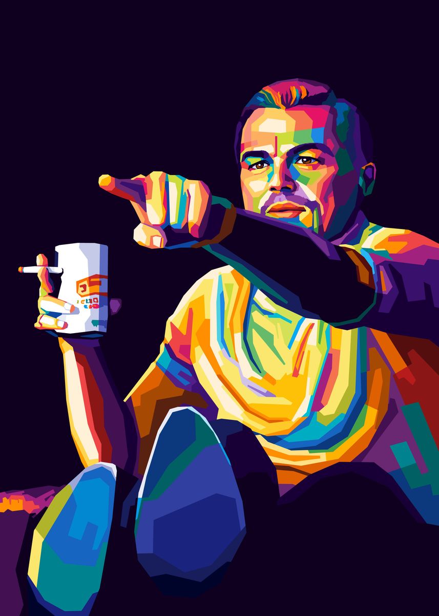 'Dicaprio Meme Wpap Pop Art' Poster by Anthony Gabriel | Displate