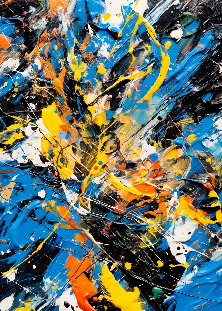 'Artistic Fusion' Poster, picture, metal print, paint by Steel Canvas ...