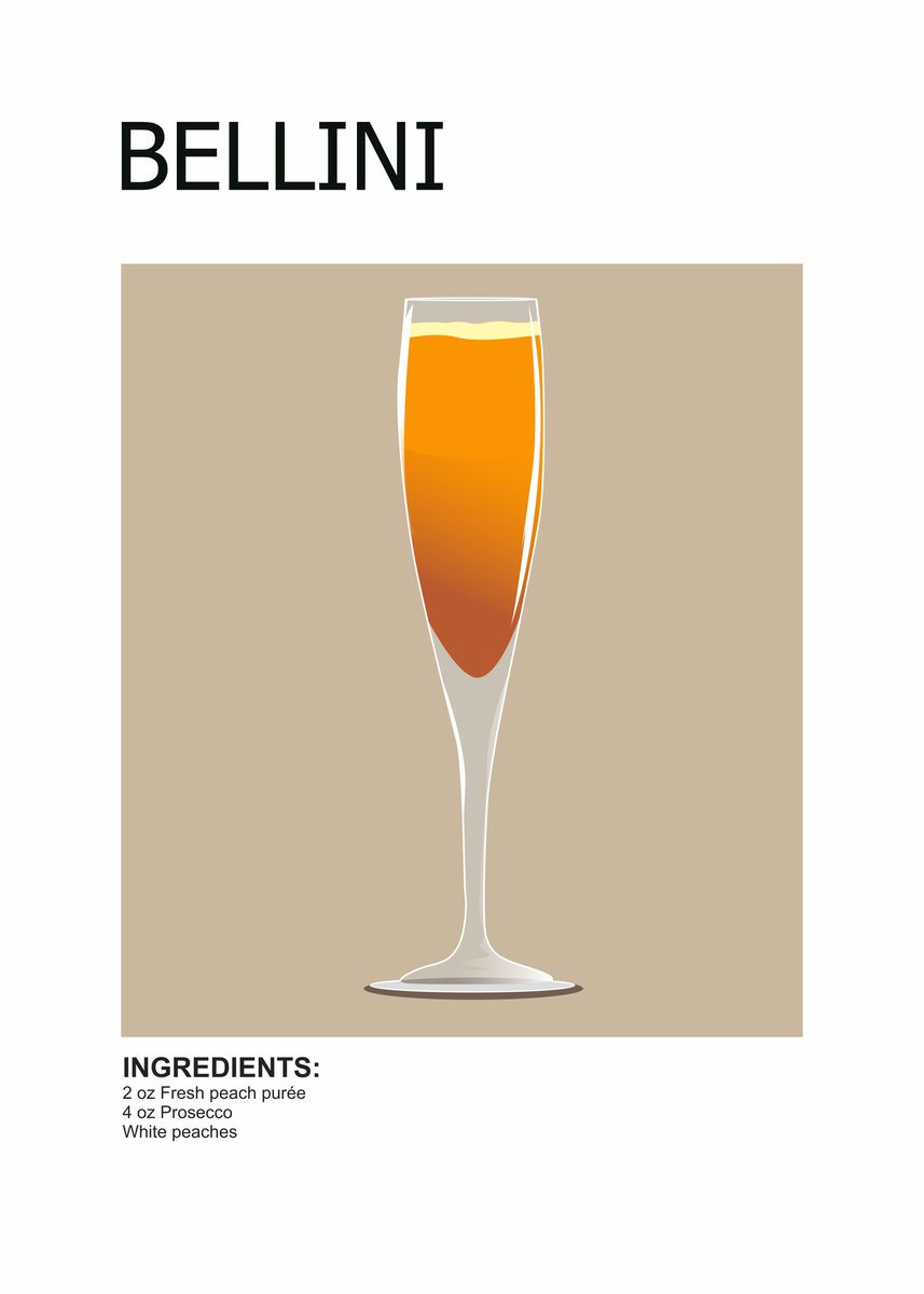 'bellini print' Poster, picture, metal print, paint by Ratna Mutia Dewi ...