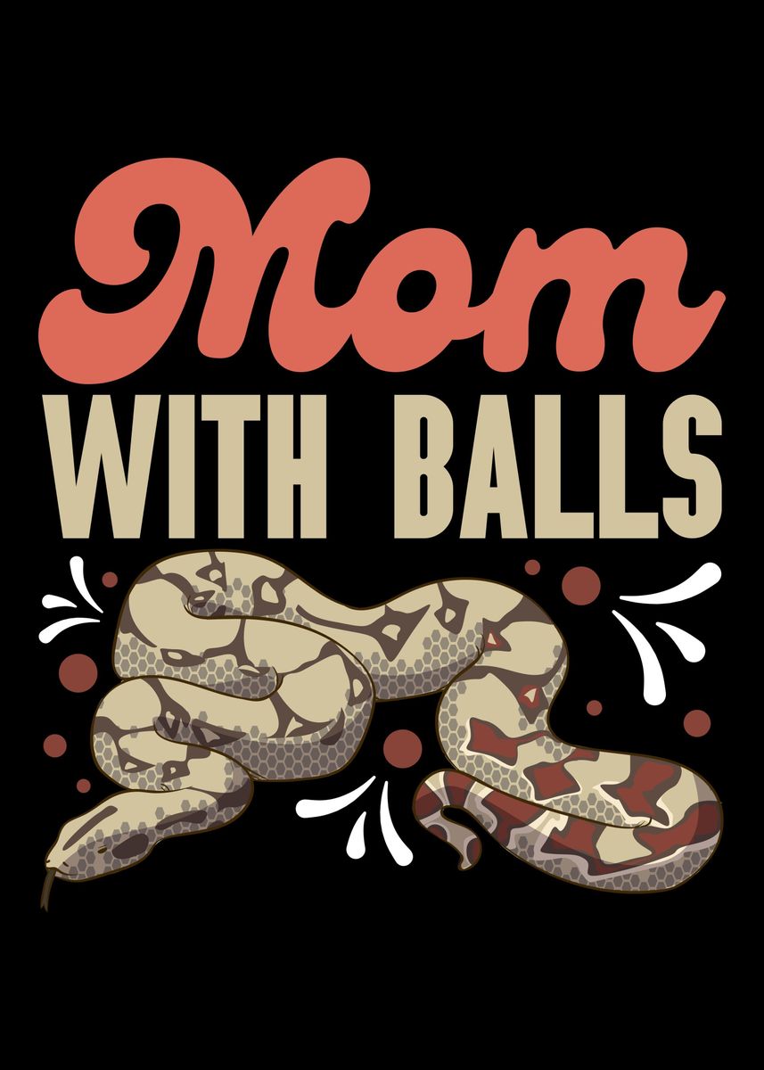 'Ball Python Snake' Poster, picture, metal print, paint by ...