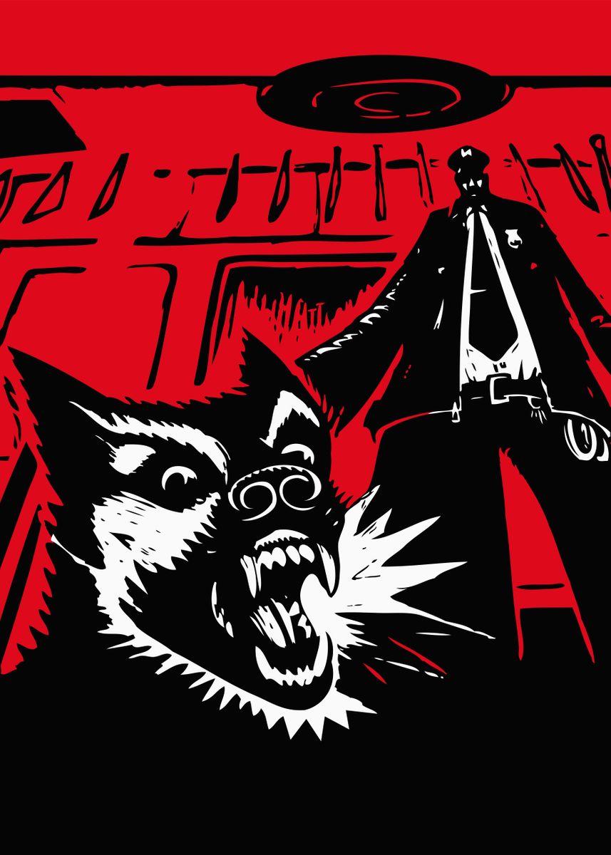 'Cops and Dogs barking' Poster, picture, metal print, paint by ...