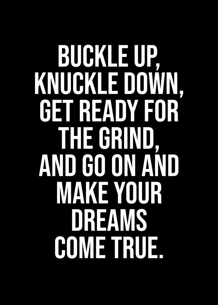 'Make your dreams come true' Poster, picture, metal print, paint by ...