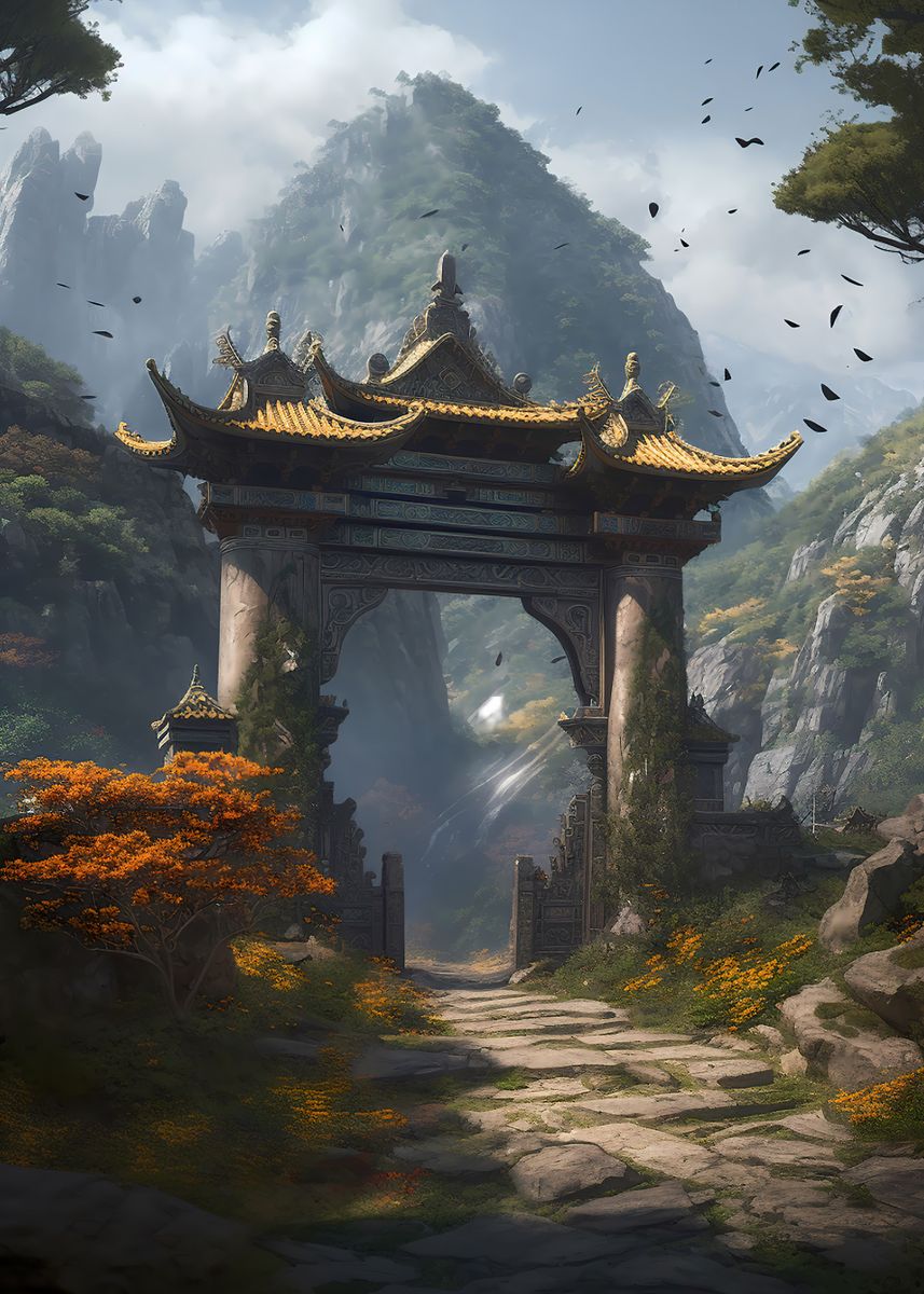 'Japan Torii Gate' Poster, picture, metal print, paint by Creative YS ...