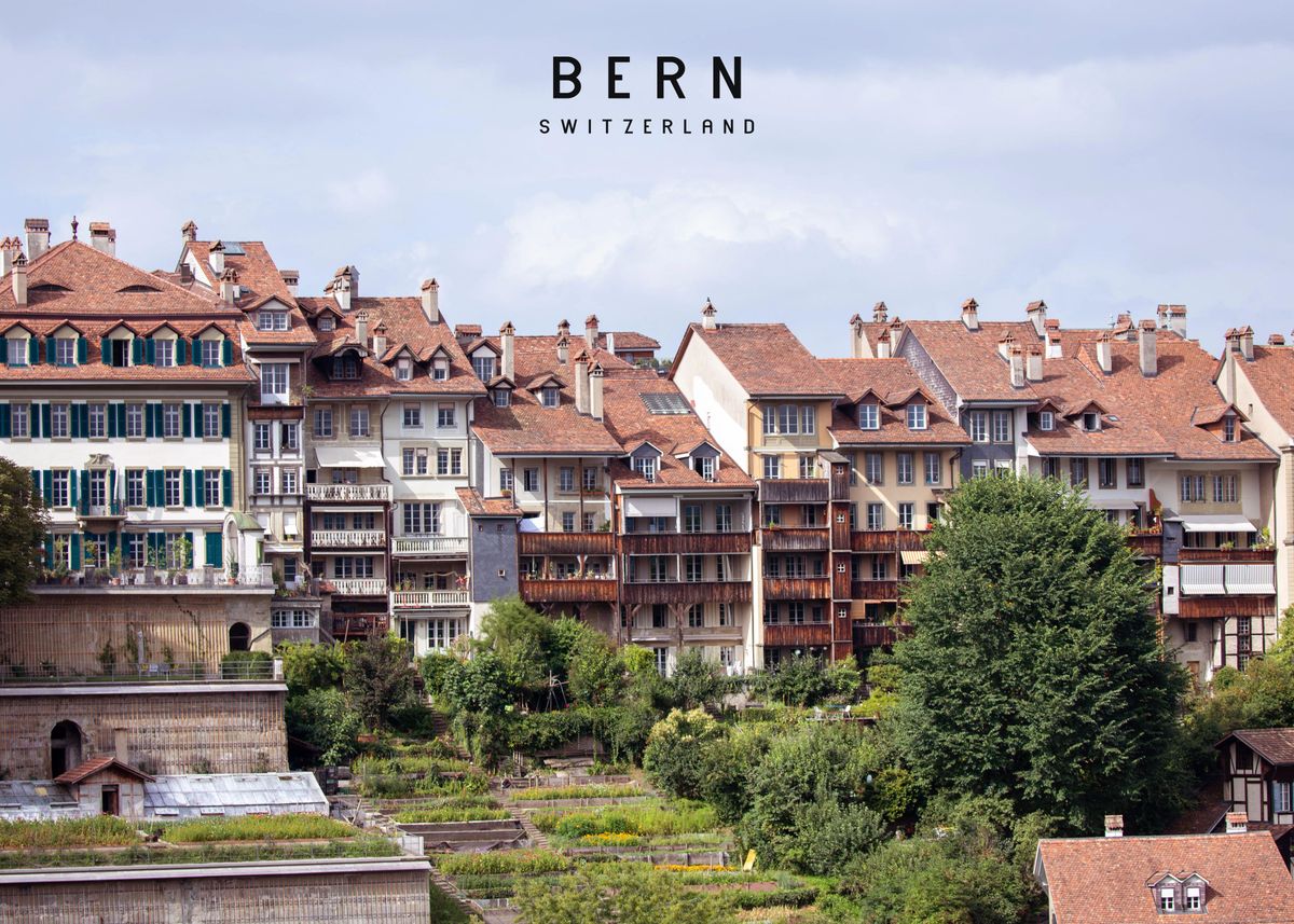 'Bern ' Poster by Travel Addict | Displate