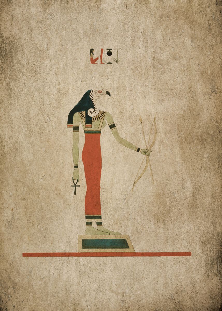 'Egypt God Wadjet' Poster, picture, metal print, paint by XandYart ...