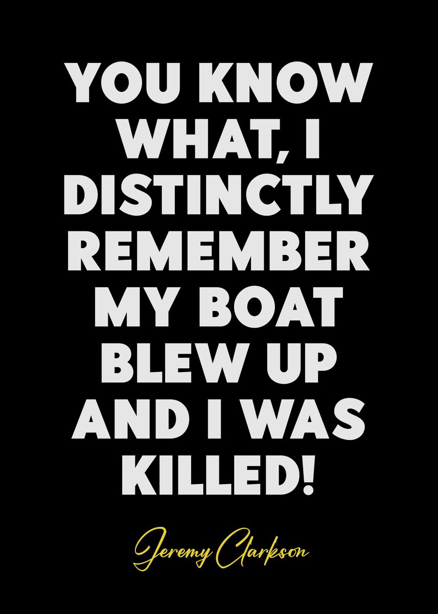 'Jeremy Clarkson ' Poster, picture, metal print, paint by Sahlan | Displate