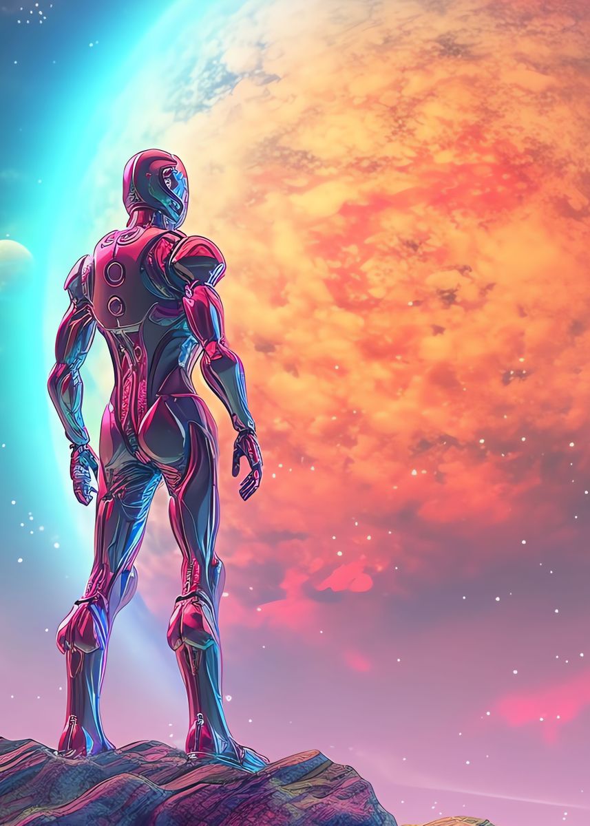 'Cosmic Mirage' Poster, picture, metal print, paint by Trisya Art ...