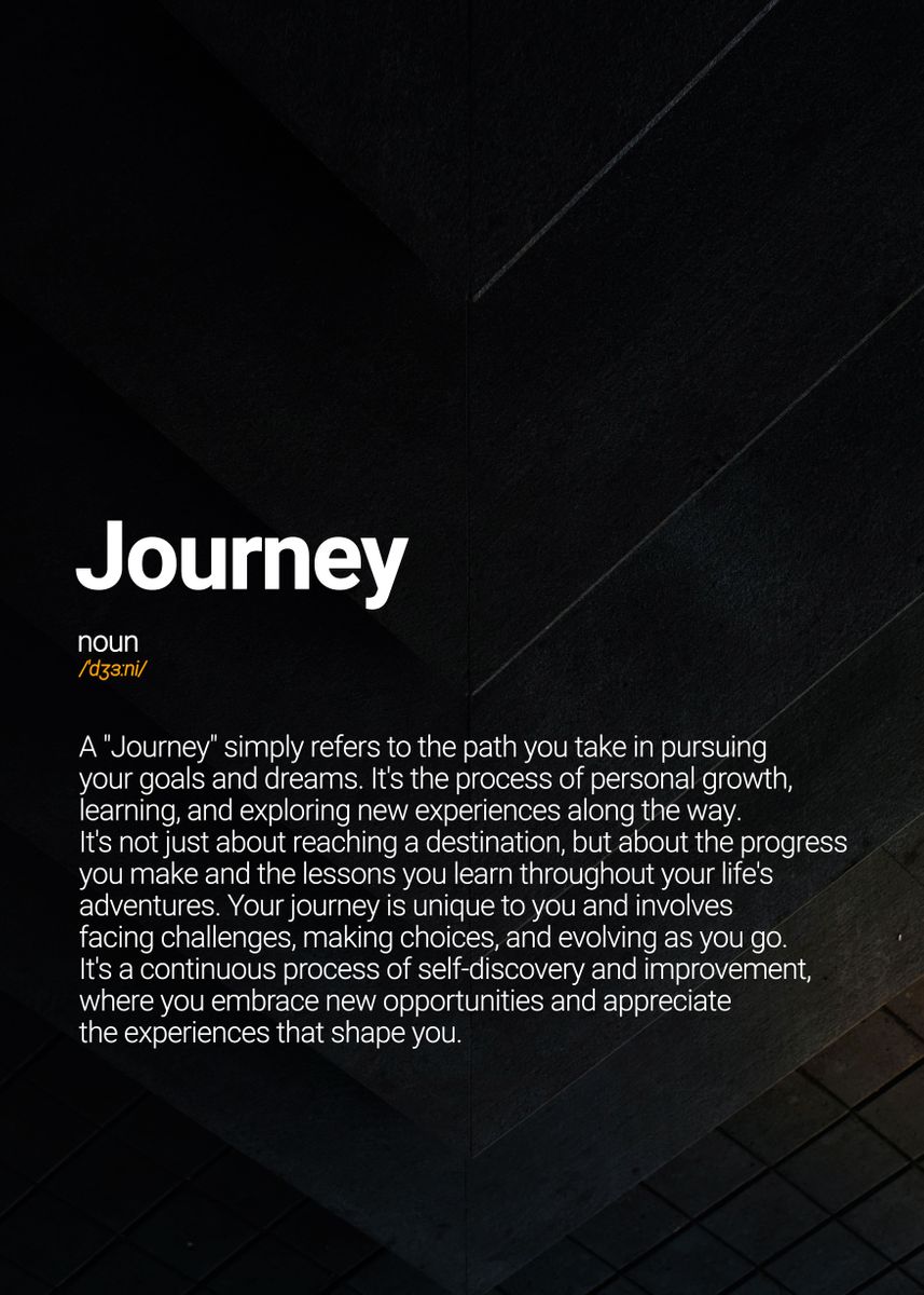 'Journey' Poster, picture, metal print, paint by Mr Penguin | Displate