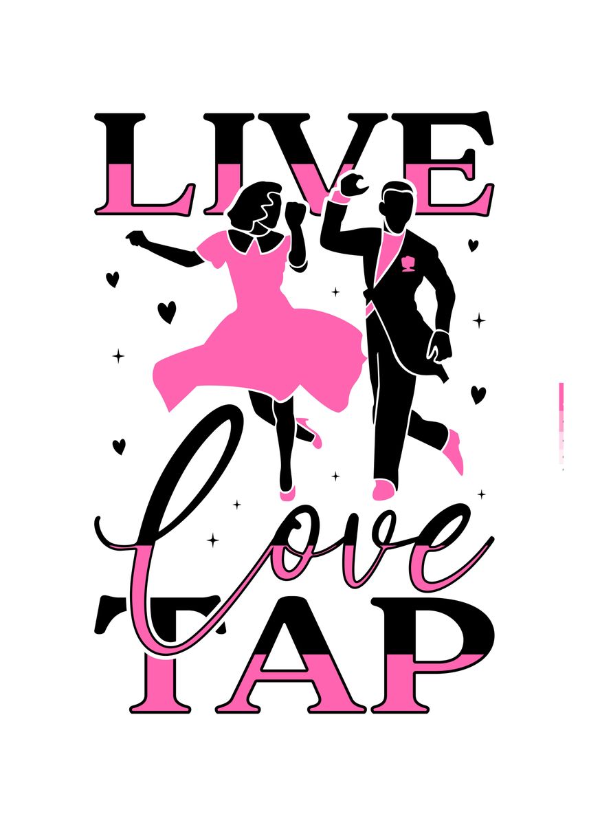 'Tap Dancer Tap Dancing' Poster, picture, metal print, paint by Michael ...