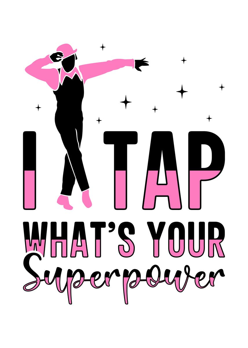 'Tap Dancer Tap Dancing' Poster by Michael | Displate