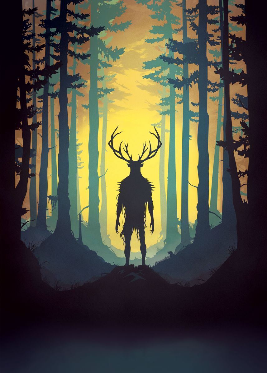 'Shapeshifter' Poster, picture, metal print, paint by Luka Grbelja ...