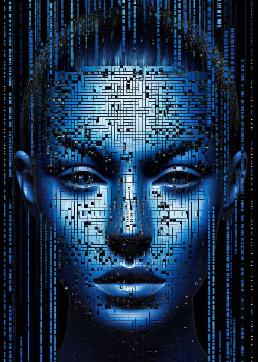 'Algorithmic Beauty' Poster, picture, metal print, paint by TESSERACT ...