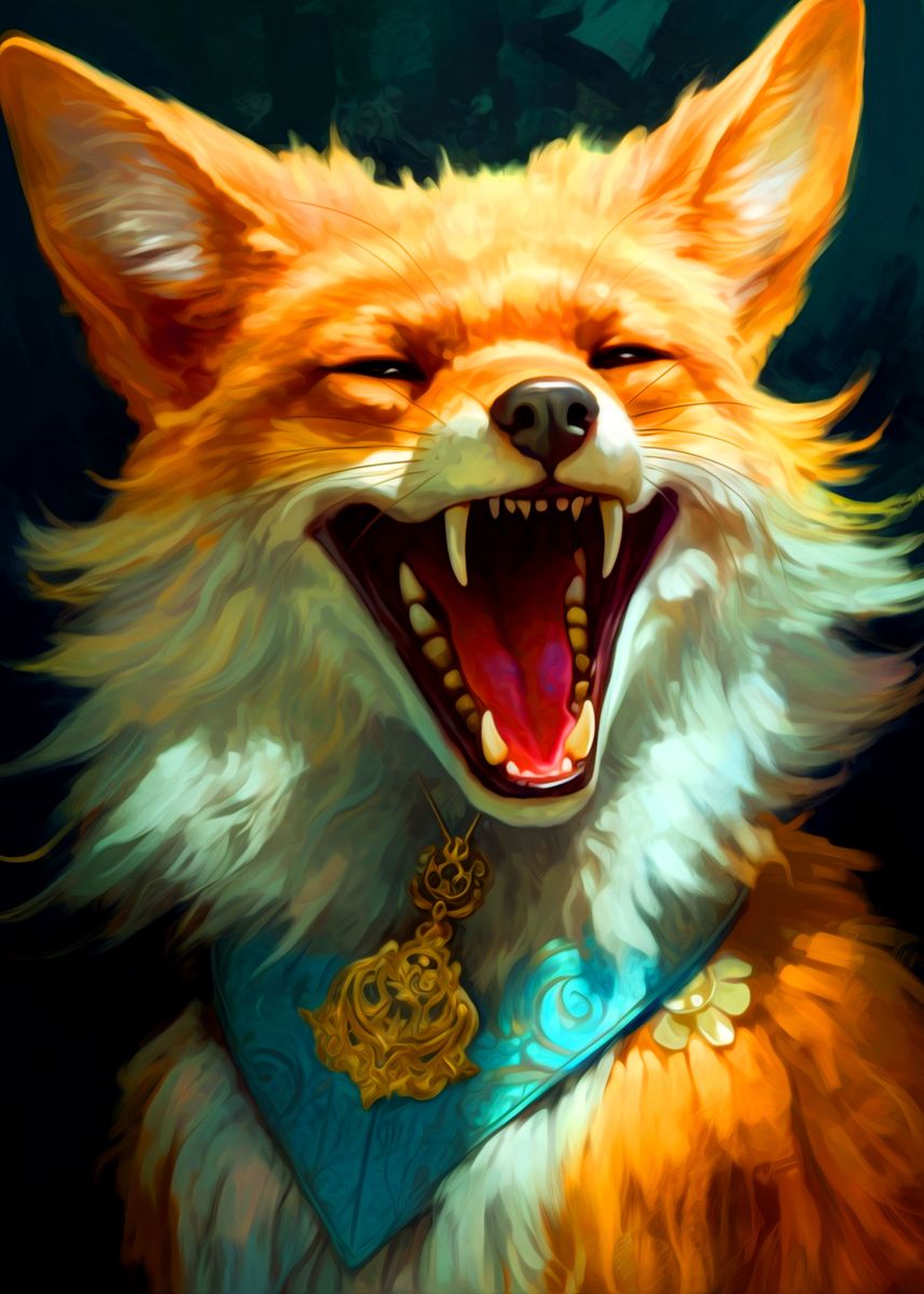 'Fox' Poster by Annie Mcman | Displate