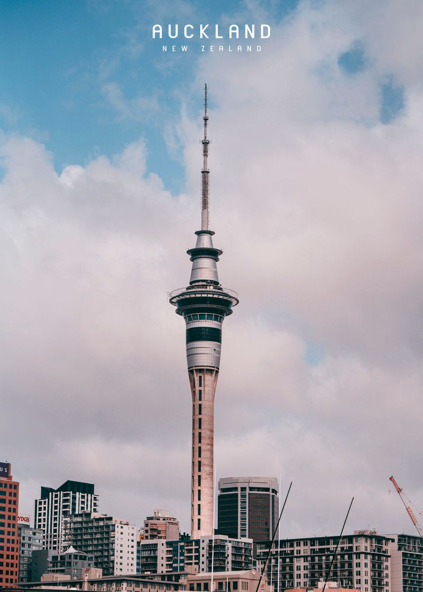 'Auckland ' Poster, picture, metal print, paint by Travel Addict | Displate