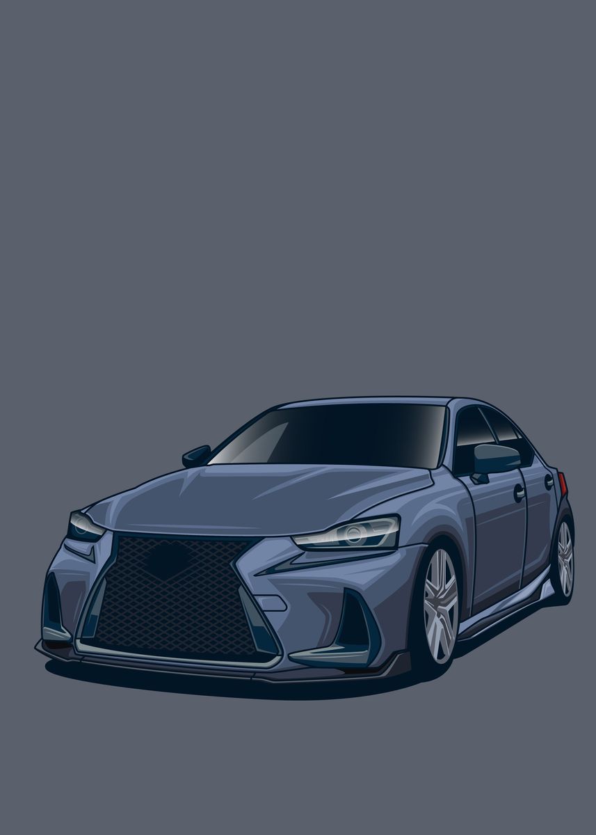 'Lexus IS 250 ' Poster, picture, metal print, paint by Vero Automotive ...
