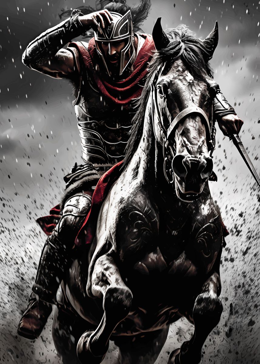 'Spartan warrior' Poster, picture, metal print, paint by Faissal Thomas ...