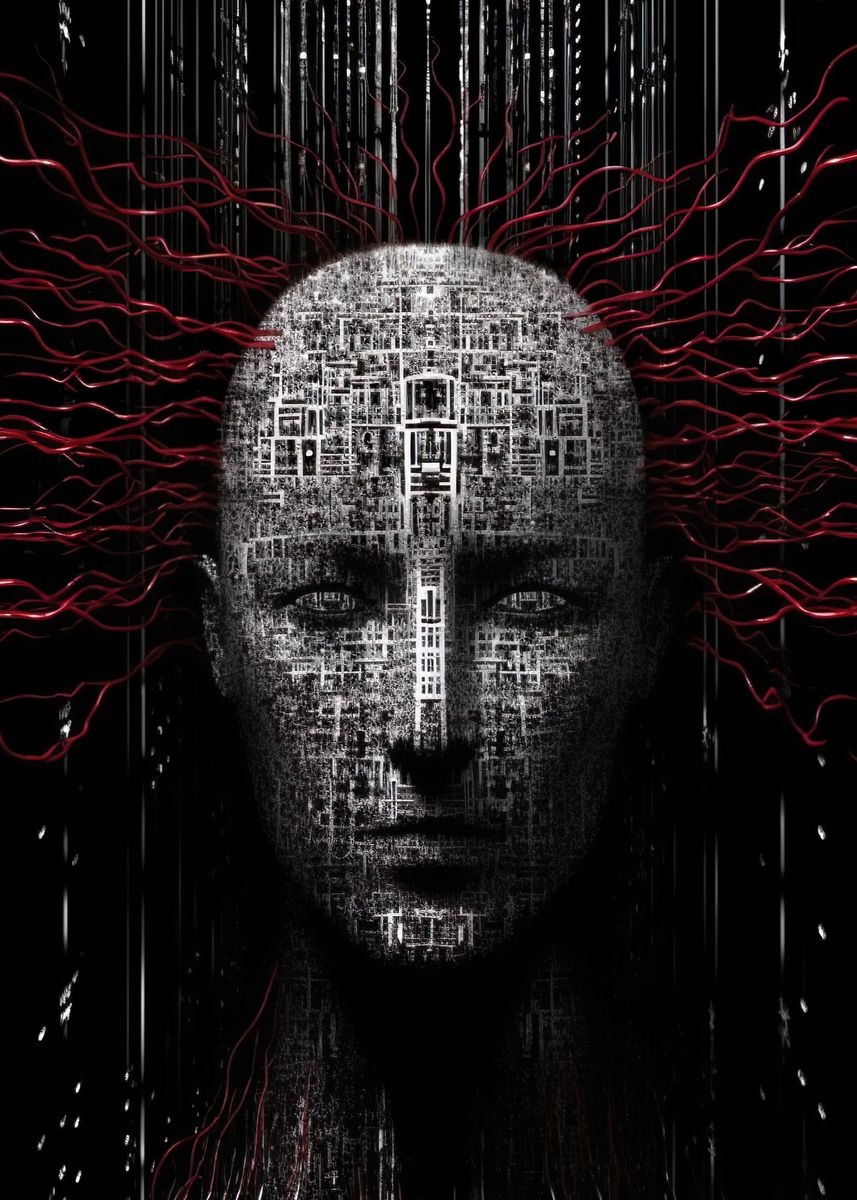 'Digital Identity' Poster, picture, metal print, paint by TESSERACT 07 ...