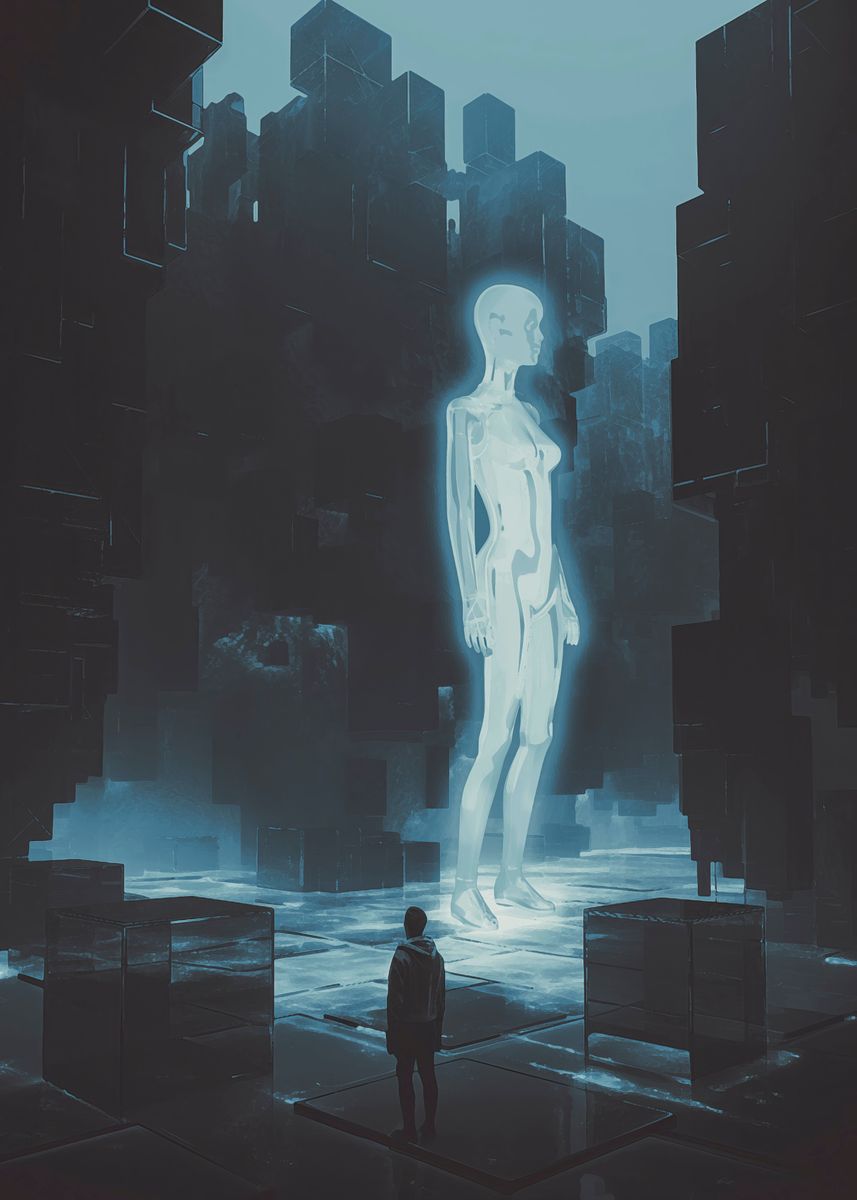 'Simulation' Poster, picture, metal print, paint by AndrejZT | Displate